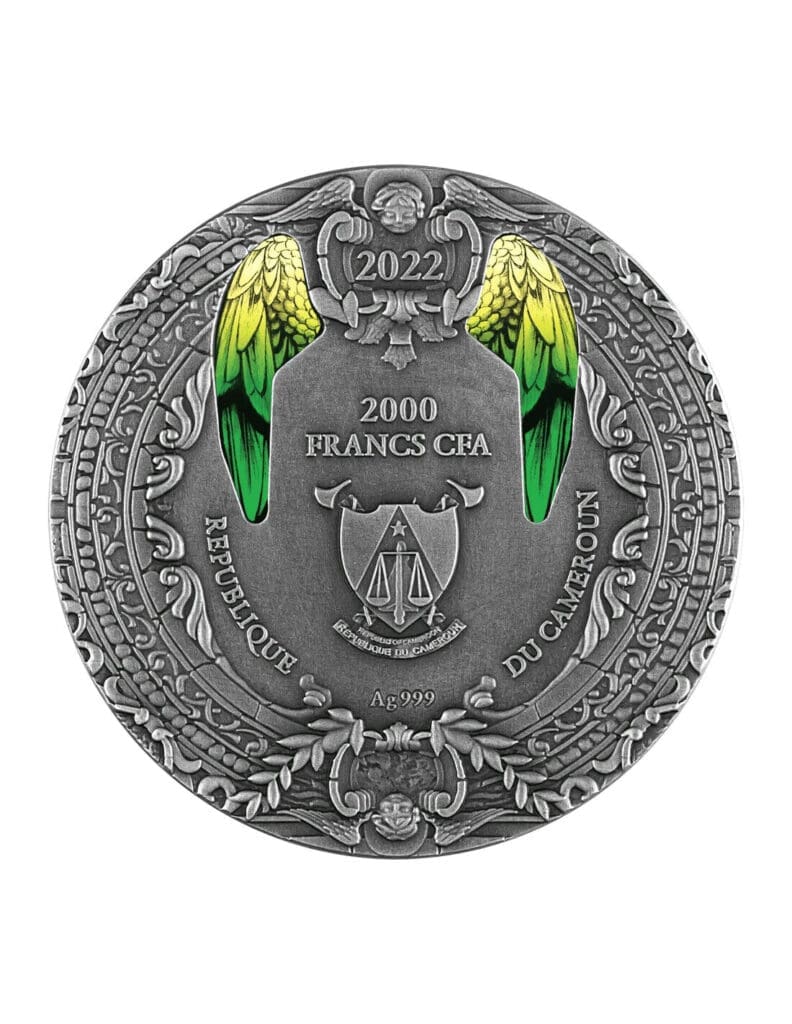 2022 Archangel Raphael 2oz Silver Coin | The Coin Chest