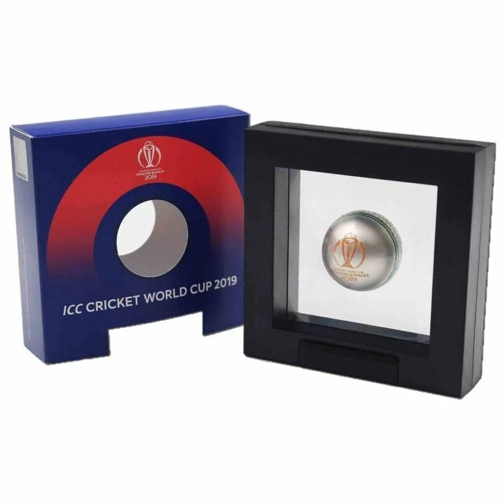 2019 $5 ICC Cricket World Cup Cricket Ball-Shaped 1oz Silver Coin | The ...
