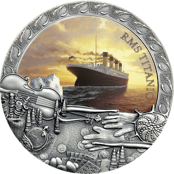 2020 $5 Titanic - Grand Shipwrecks in a History 2oz Silver Coin | The ...