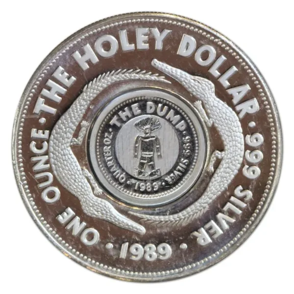 1989 Holey Dollar and Dump - 1.25oz Silver Coin Set | The Coin Chest