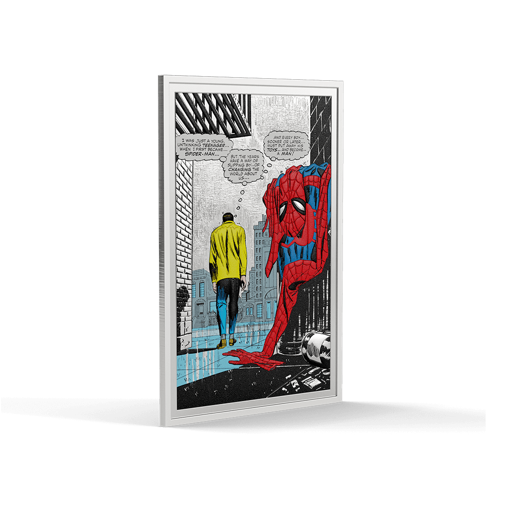 2026 $2 Marvel – Spider-Man No More! 1oz Silver Proof Coin | The Coin Chest